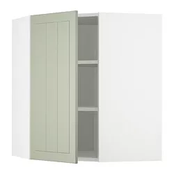 IKEA Tenerife - METOD corner wall cabinet with shelves, white/Stensund ...