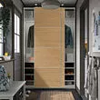 IKEA Mallorca - PAX/MEHAMN wardrobe with sliding doors, white aluminium ...