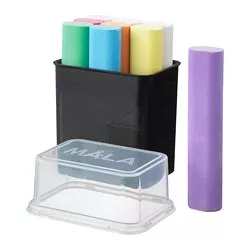 IKEA Gran Canaria - MÅLA tizas, juego de 9, colores variados