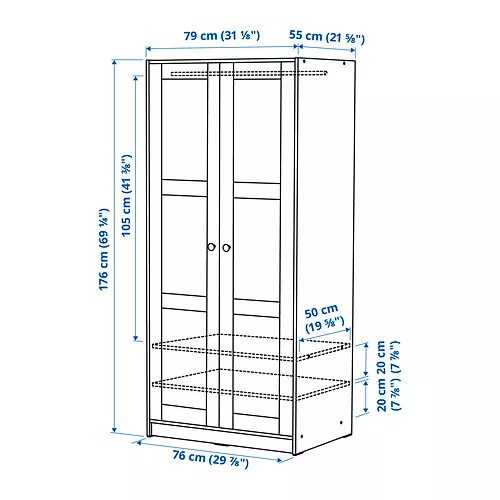 IKEA Virgin Islands - St. Croix - St. Thomas - RAKKESTAD wardrobe, 2 ...