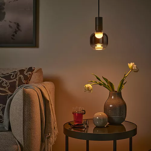 IKEA Tenerife - MOLNART LED bulb E27 150 lm 2200K, tube-shaped open-top ...