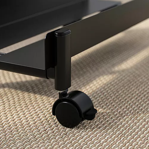 IKEA Tenerife - LÅNESPELARE soporte para PC con balda, negro