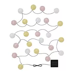 IKEA Fuerteventura - SOLVINDEN LED string light with 24 lights, solar ...