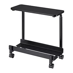 IKEA Ibiza - LÅNESPELARE soporte para PC con balda, negro