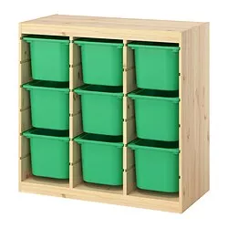 IKEA Tenerife - TROFAST storage combination with boxes, room divider ...
