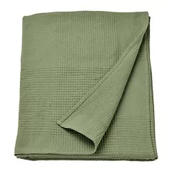 IKEA Tenerife - INDIRA colcha, verde grisáceo, 230x250 cm
