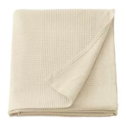 IKEA Ibiza - INDIRA colcha, natural/algodón sin blanquear, 230x250 cm
