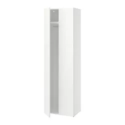 IKEA Mallorca - LASTARE wardrobe, white, 60x42x200 cm
