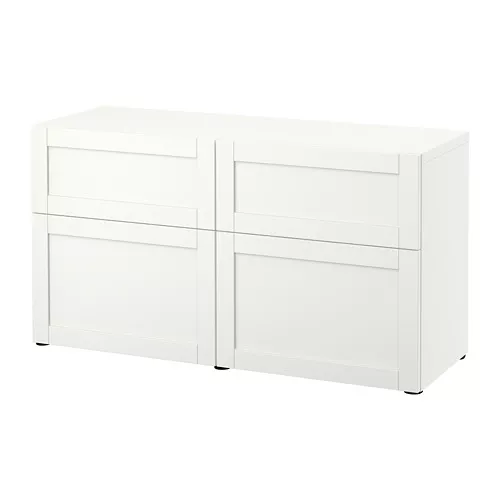 IKEA La Palma - BESTÅ storage combination with drawer runner, soft ...