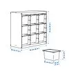 IKEA Tenerife - TROFAST storage combination with boxes, room divider ...