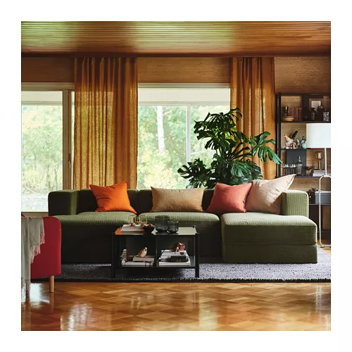 IKEA Mallorca - JÄTTEBO sofá modular 3,5 plazas en U, con reposabrazos ...