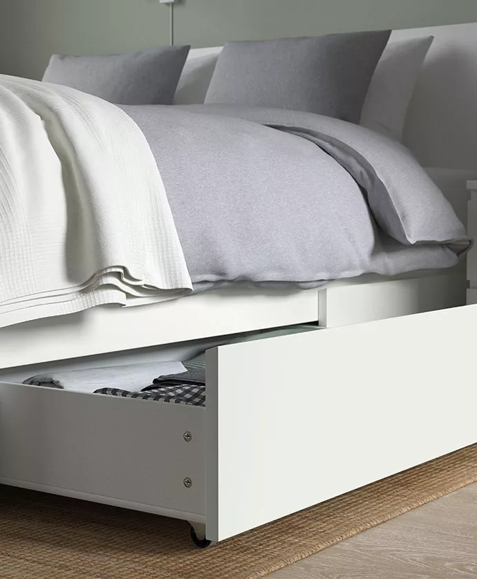 Malm trundle bed store