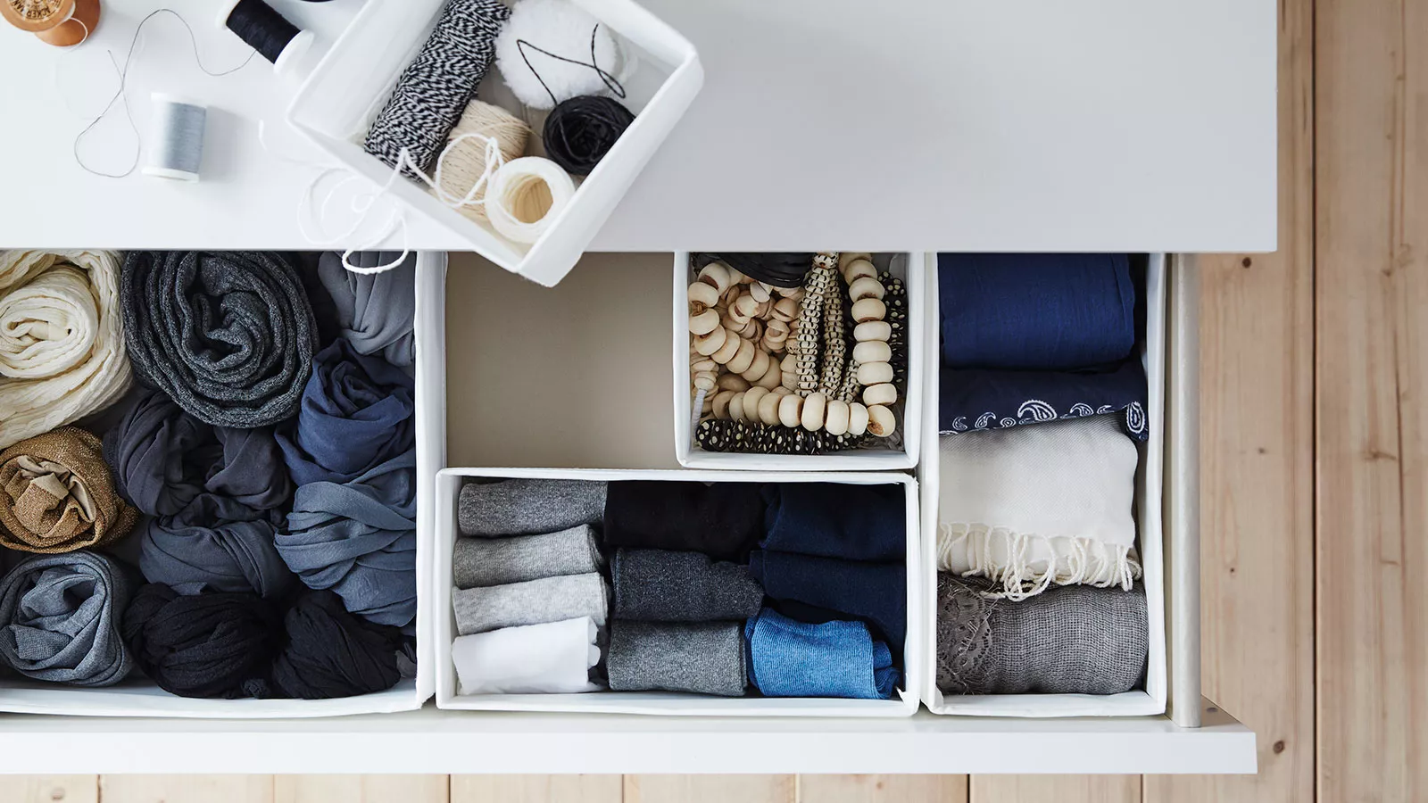 IKEA Ibiza - 5 tidy tips: how to organise a chest of drawers